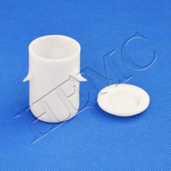 Silica Volatile Matter Crucible, with Projections – Laboratory-Products