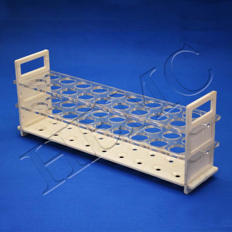 Test Tube Stand, Transparent 3 Tier - Laboratory-Products