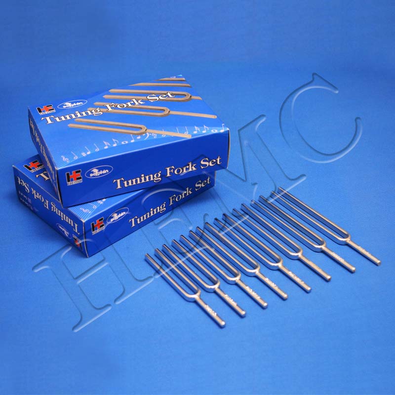 Tuning Fork Set, Plated - Laboratory-Products